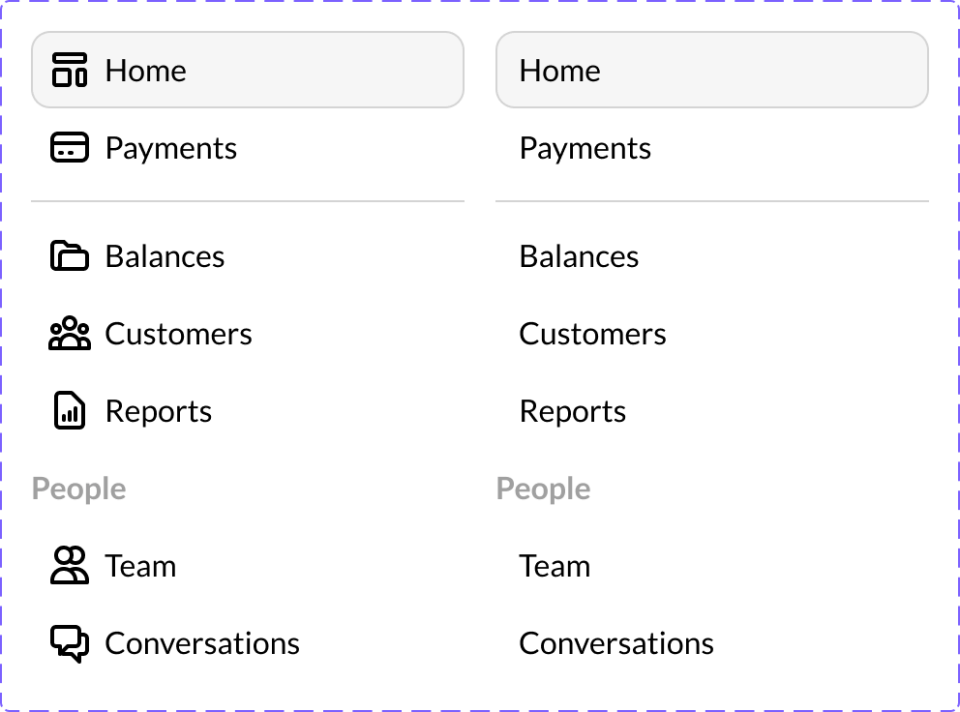 Vertical Navigation - Figkit