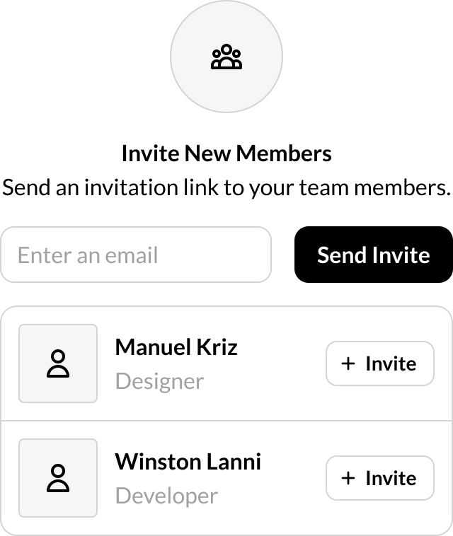 Invite Members - Figkit