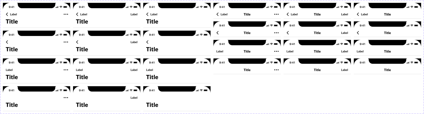 iOS - Top Navbar - Figkit
